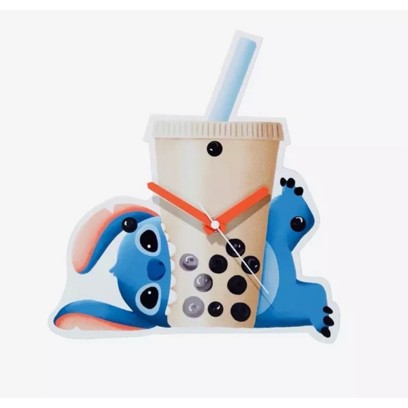 Disney | Wall Decor | Disney Lilo Stitch Boba Wall Clock | Poshmark